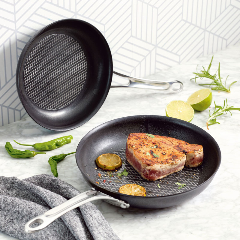 Anolon X Hybrid Cookware Nonstick Frying Pan Set, 2-Piece & Reviews ... Anolon X Hybrid Cookware Nonstick Frying Pan Set, 2-Piece & Reviews ...